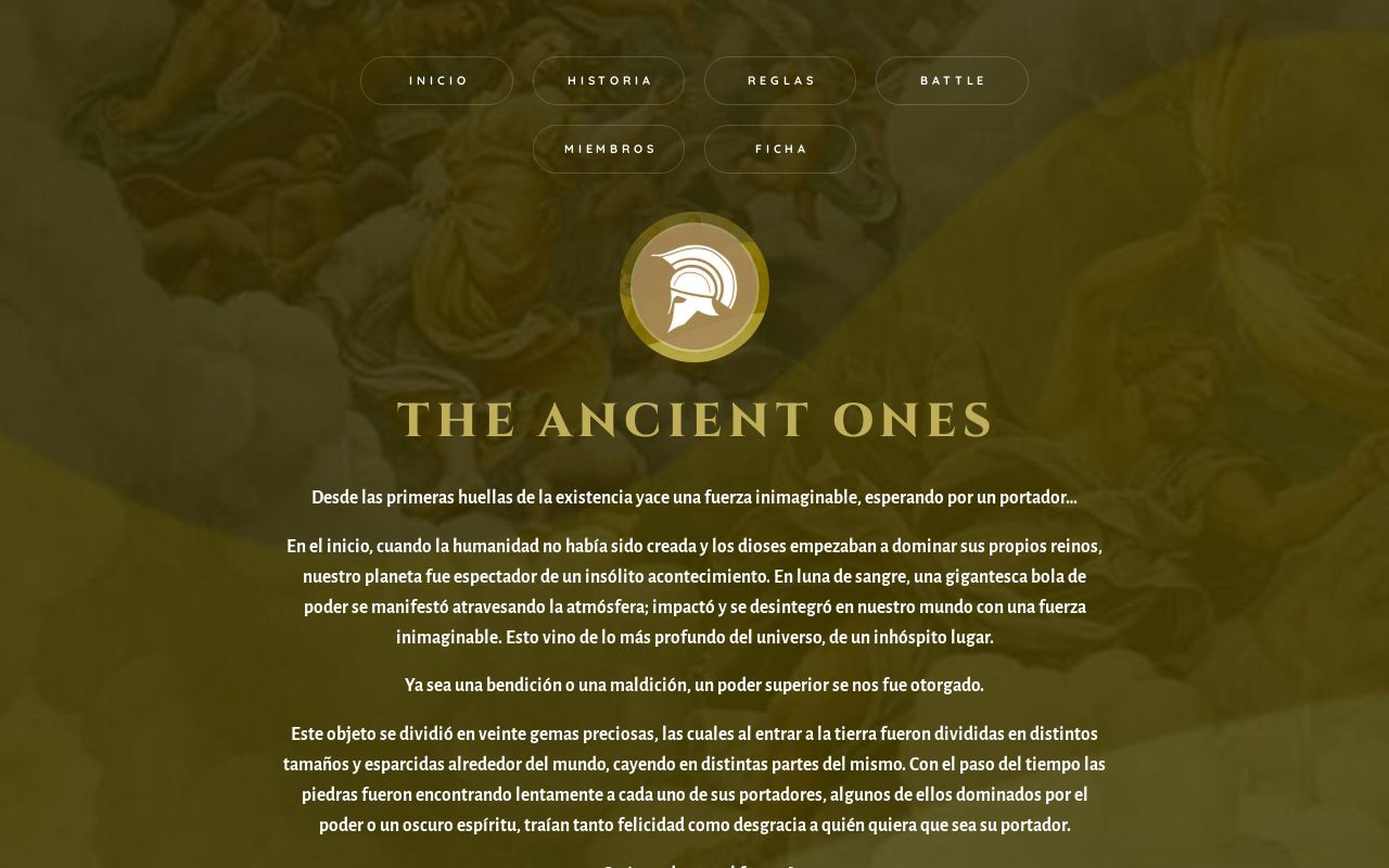 𝙏𝙝𝙚 𝘼𝙣𝙘𝙞𝙚𝙣𝙩 𝙊𝙣𝙚𝙨 ʳᵖᵍ